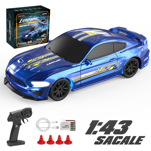 ENOZE 8500/8501 RC Drift Car – 1:43 Scale, Full-Proportional ...