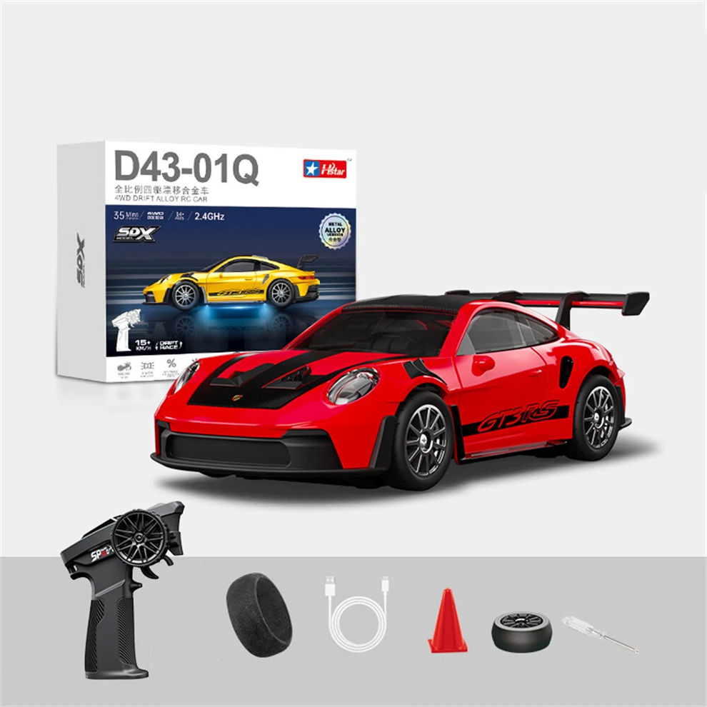HStar D43-01Q 1/43 Scale RC Drift Car | 4WD Alloy Mini Drift Racer ...