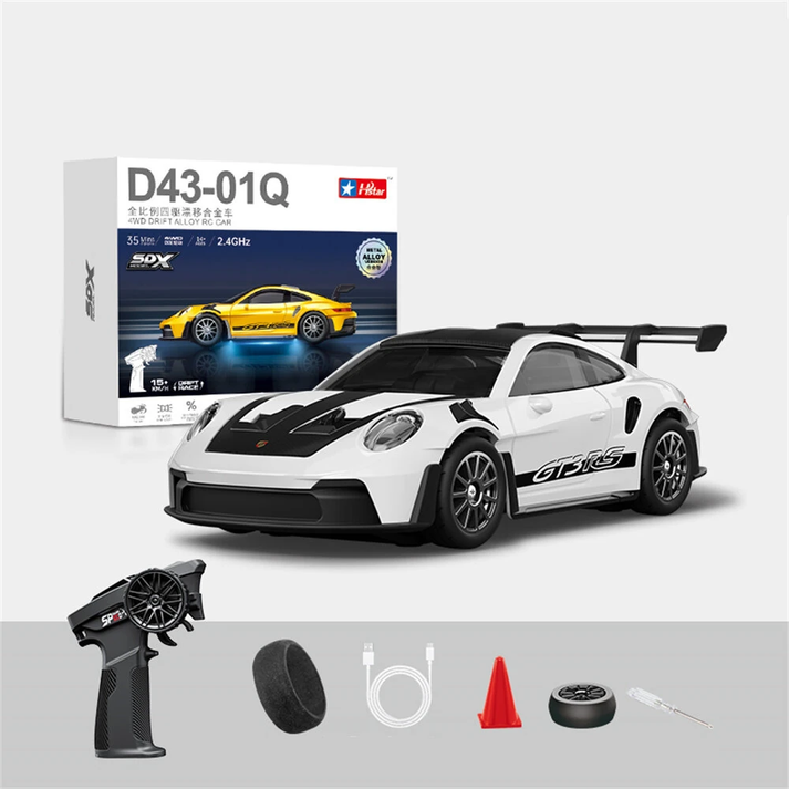 HStar D43-01Q 1/43 Scale RC Drift Car | 4WD Alloy Mini Drift Racer ...