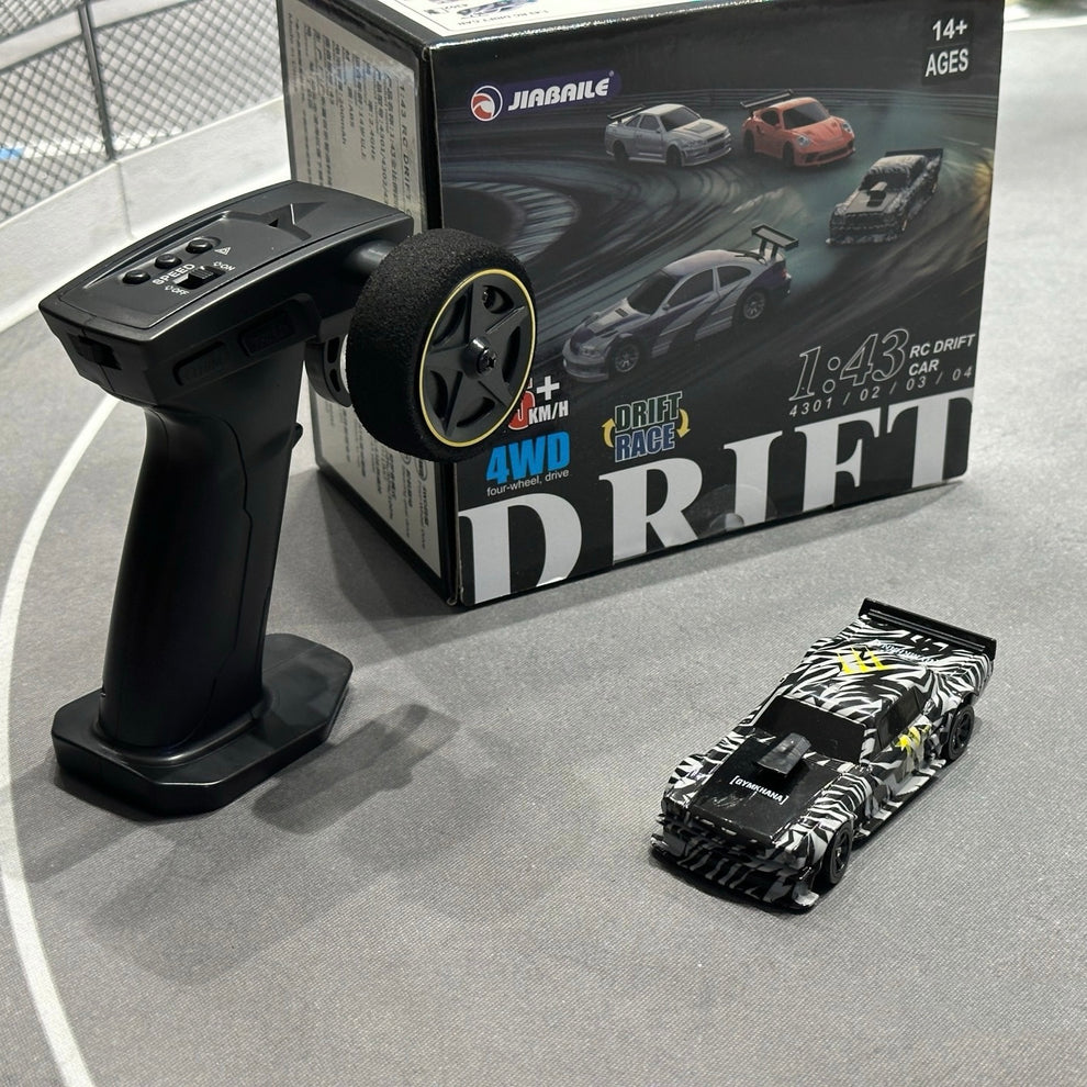 Jiabaile 1/43 Scale RC Drift Car | 4WD Mini Mosquito Drift Car ...