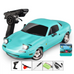 LDRC 1804 Mazda MX-5 RC Drift Car - 1/18 Scale RWD with Gyro, LED ...
