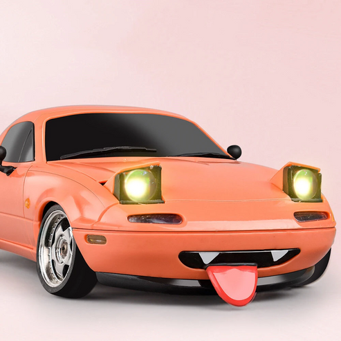 LDRC 1804 Mazda MX-5 RC Drift Car - 1/18 Scale RWD with Gyro, LED ...