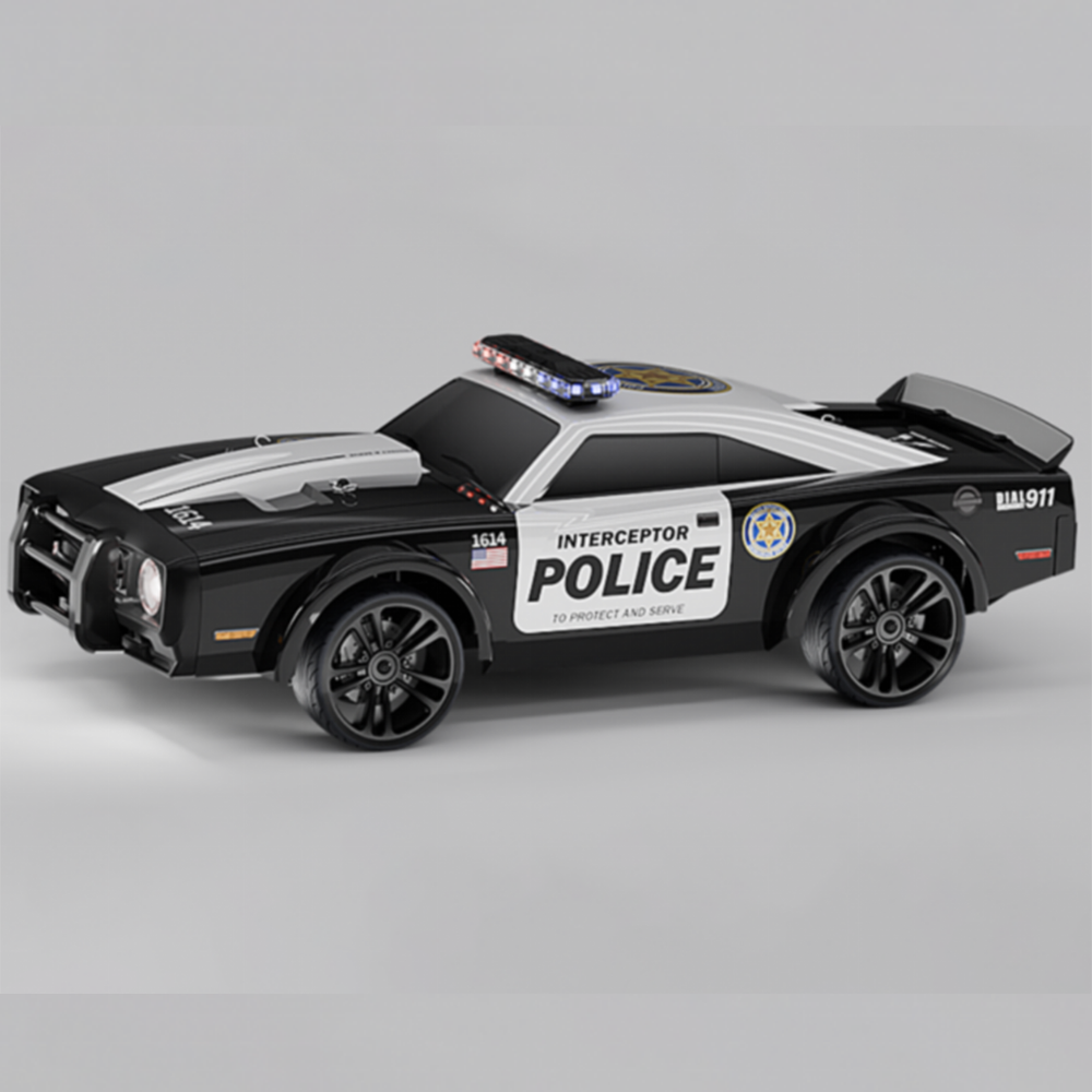 SG1614 1:16 4WD Muscle Police RC Car – 35KM/H, RTR, Drift Wheels ...