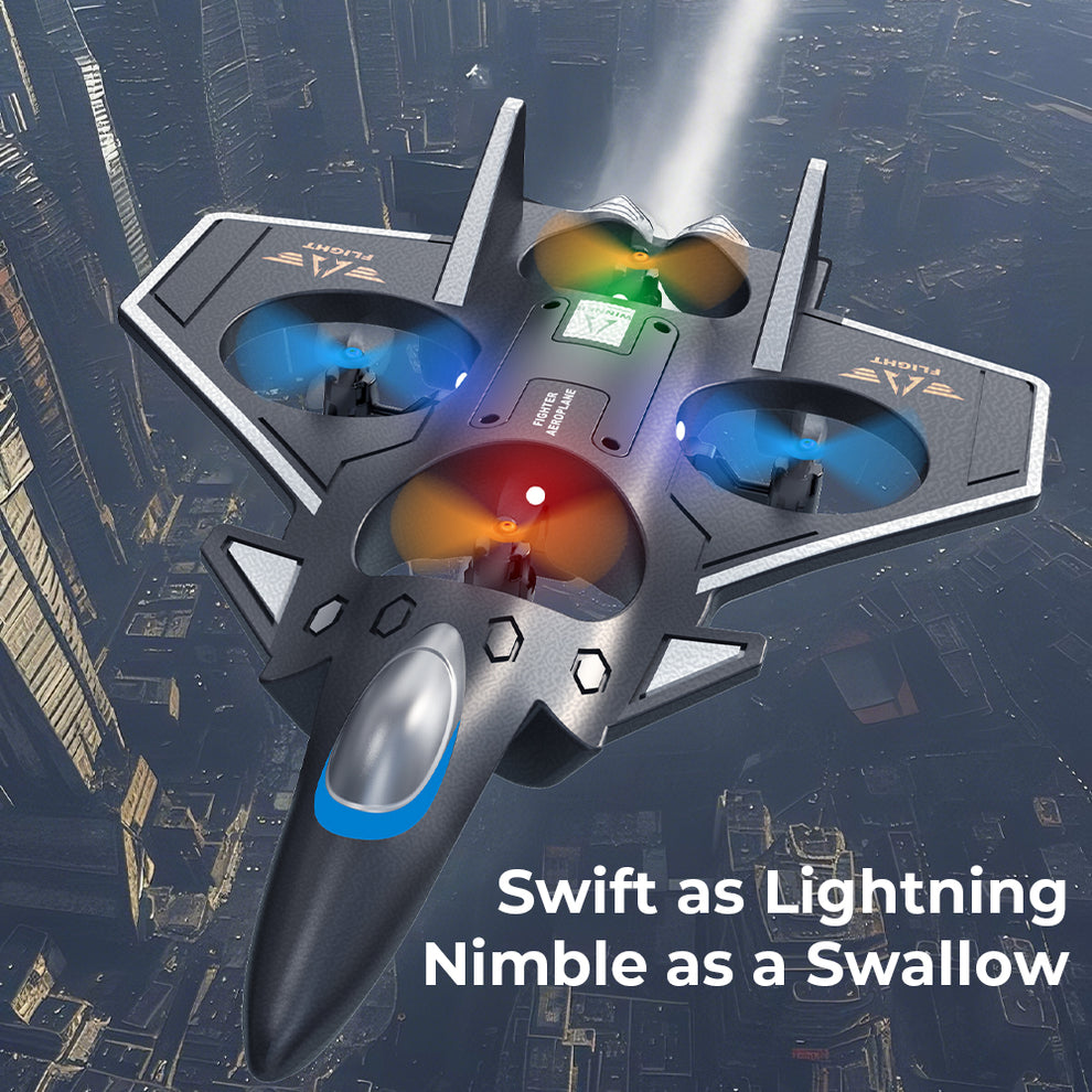 JJRC H130 Vertical Elevator RC Plane – EPP Foam 4CH VTOL for Beginners ...